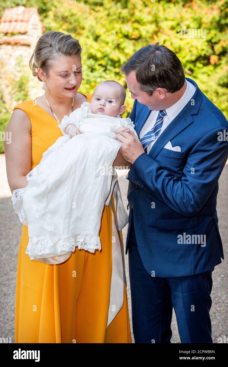 Clevaux, Luxembourg. 19th Sep, 2020. Hereditary Grand Duke Guillaume, Hereditary Grand Duchess ...