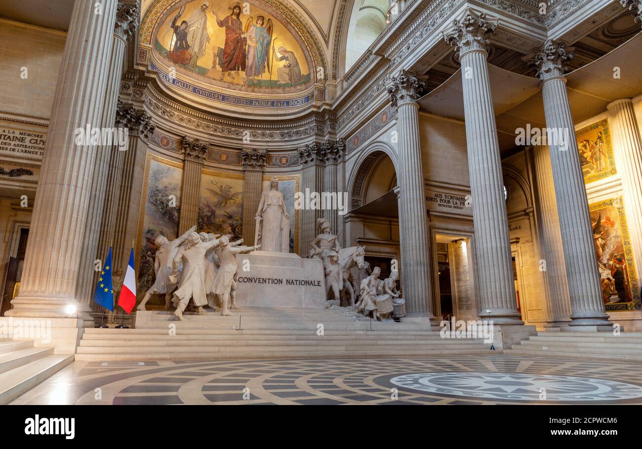 The National Convention monument in Pantheon, Paris, France. The ...