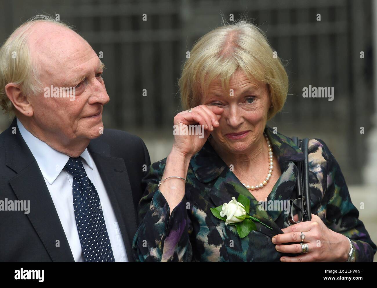 Former labour party leader neil kinnock and his wife glenys hi-res ...