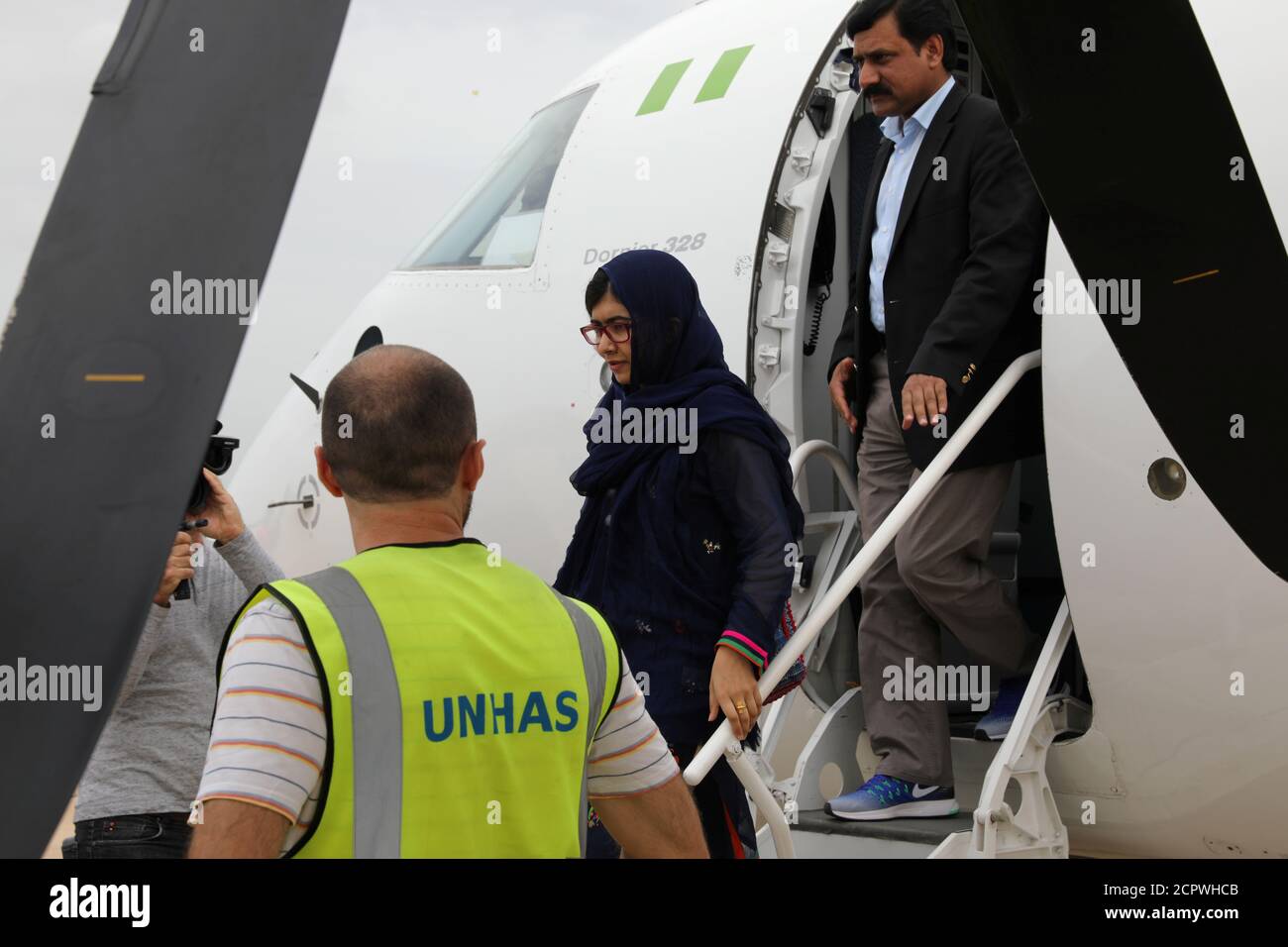 Malala father hi-res stock photography and images - Alamy
