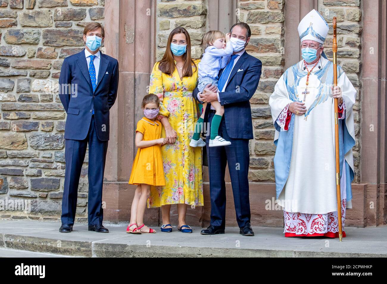 Clevaux, Luxembourg. 19th Sep, 2020. Hereditary Grand Duke Guillaume, Hereditary Grand Duchess ...