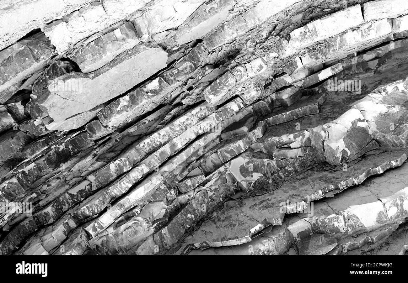 Dark rocks background Black and White Stock Photos & Images - Alamy