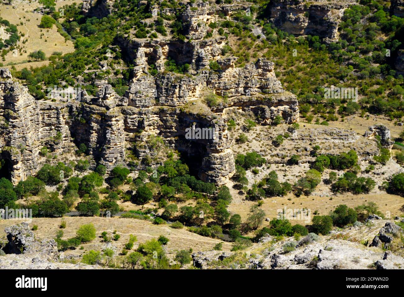 Ulubey Canyons in Usak Turkey. World's second biggest canyon formations ...
