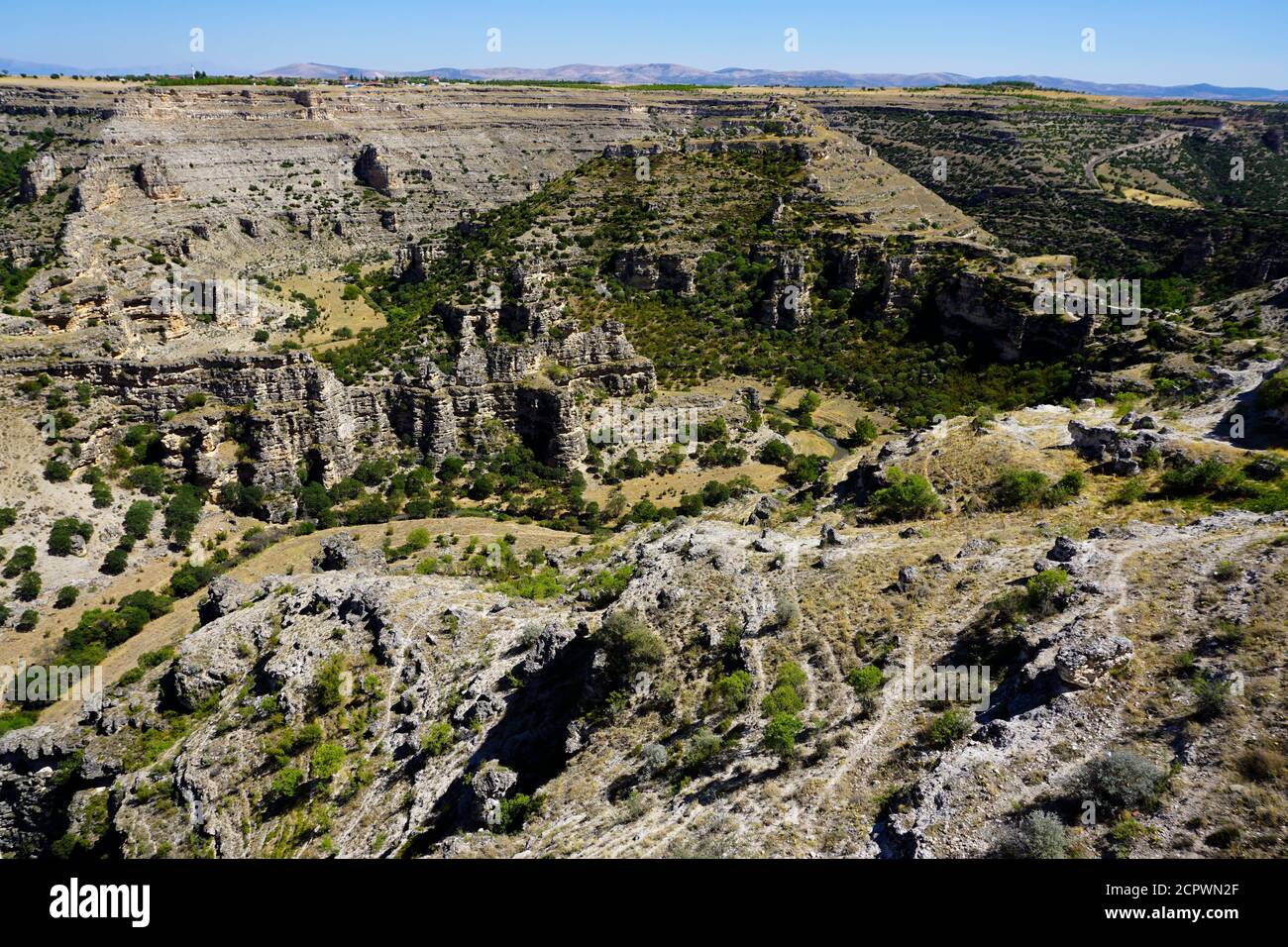 Ulubey Canyons in Usak Turkey. World's second biggest canyon formations ...