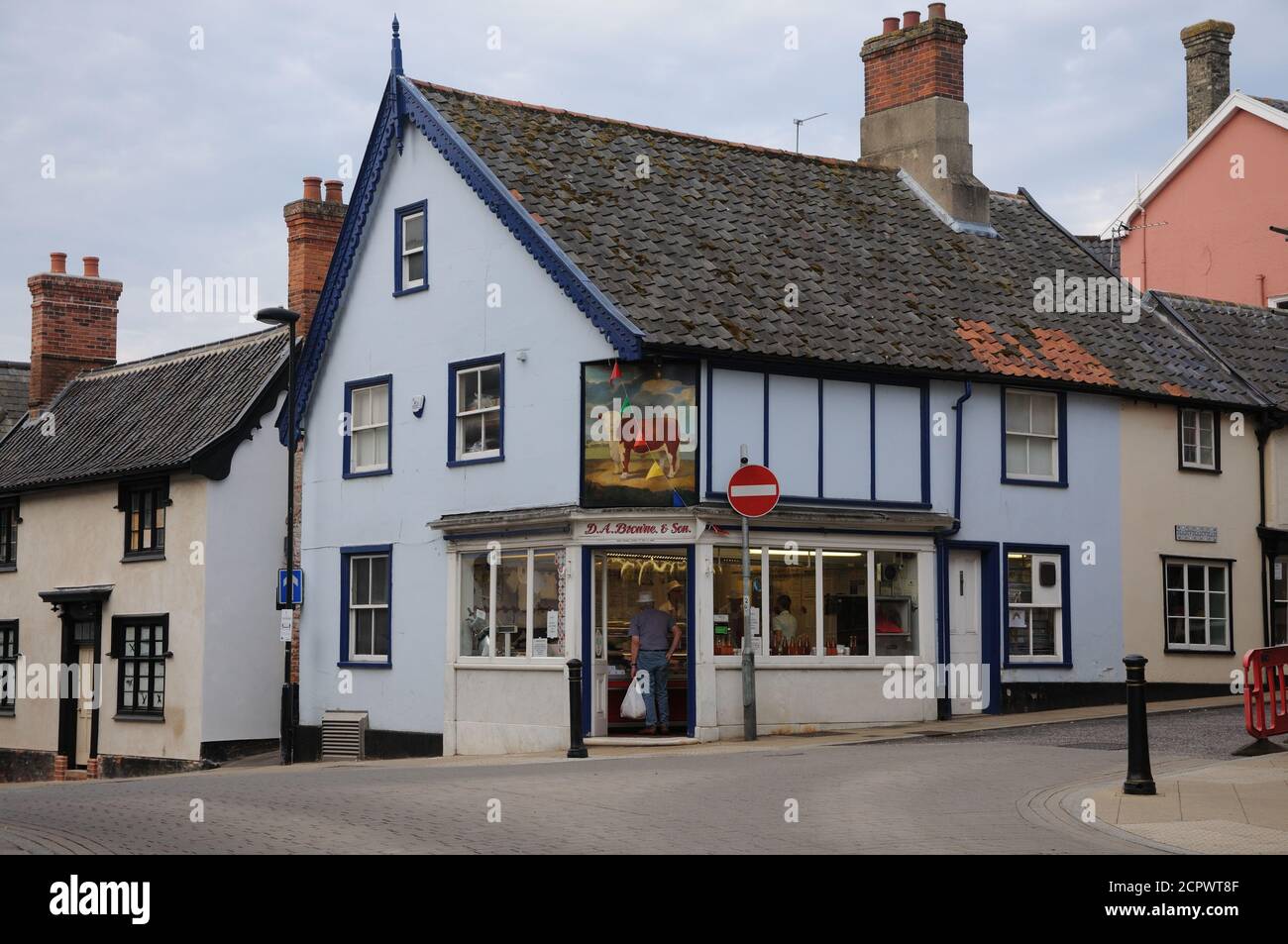 Butchers Shop, Diss, Norfolk Stock Photo - Alamy