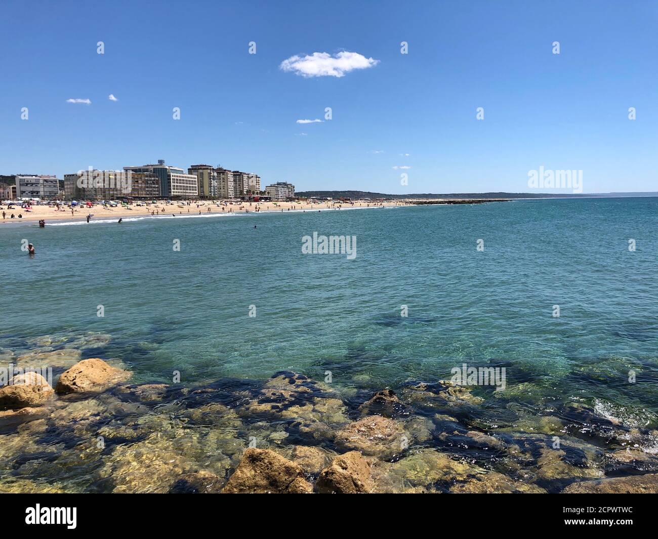 Costa da Caparica Beach, Portugal Stock Photo - Alamy