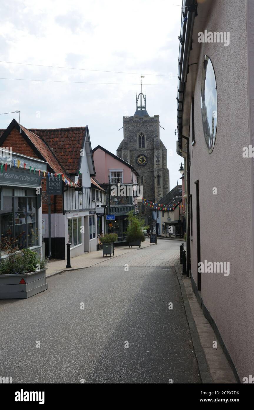 Diss street view hi-res stock photography and images - Alamy