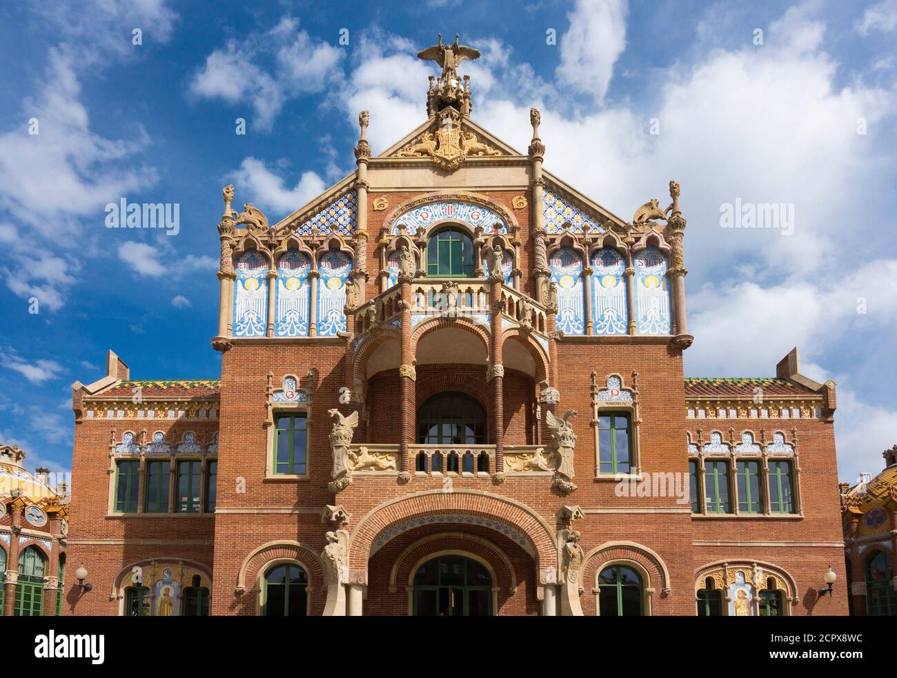 Barcelona, Sant Pau Hospital, masterpiece of modernism, Unesco World ...
