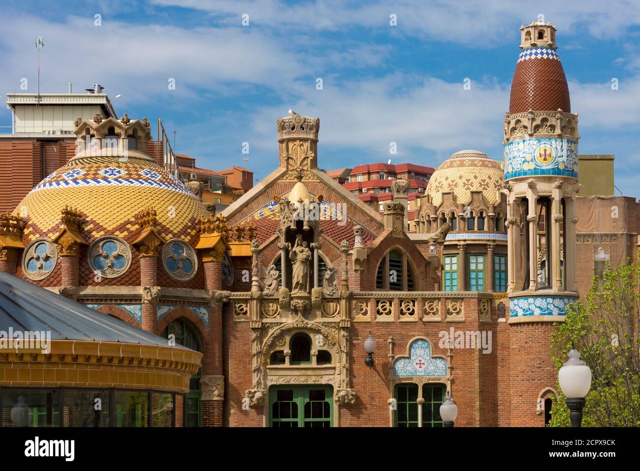 Barcelona, Sant Pau Hospital, masterpiece of modernism, Unesco World ...