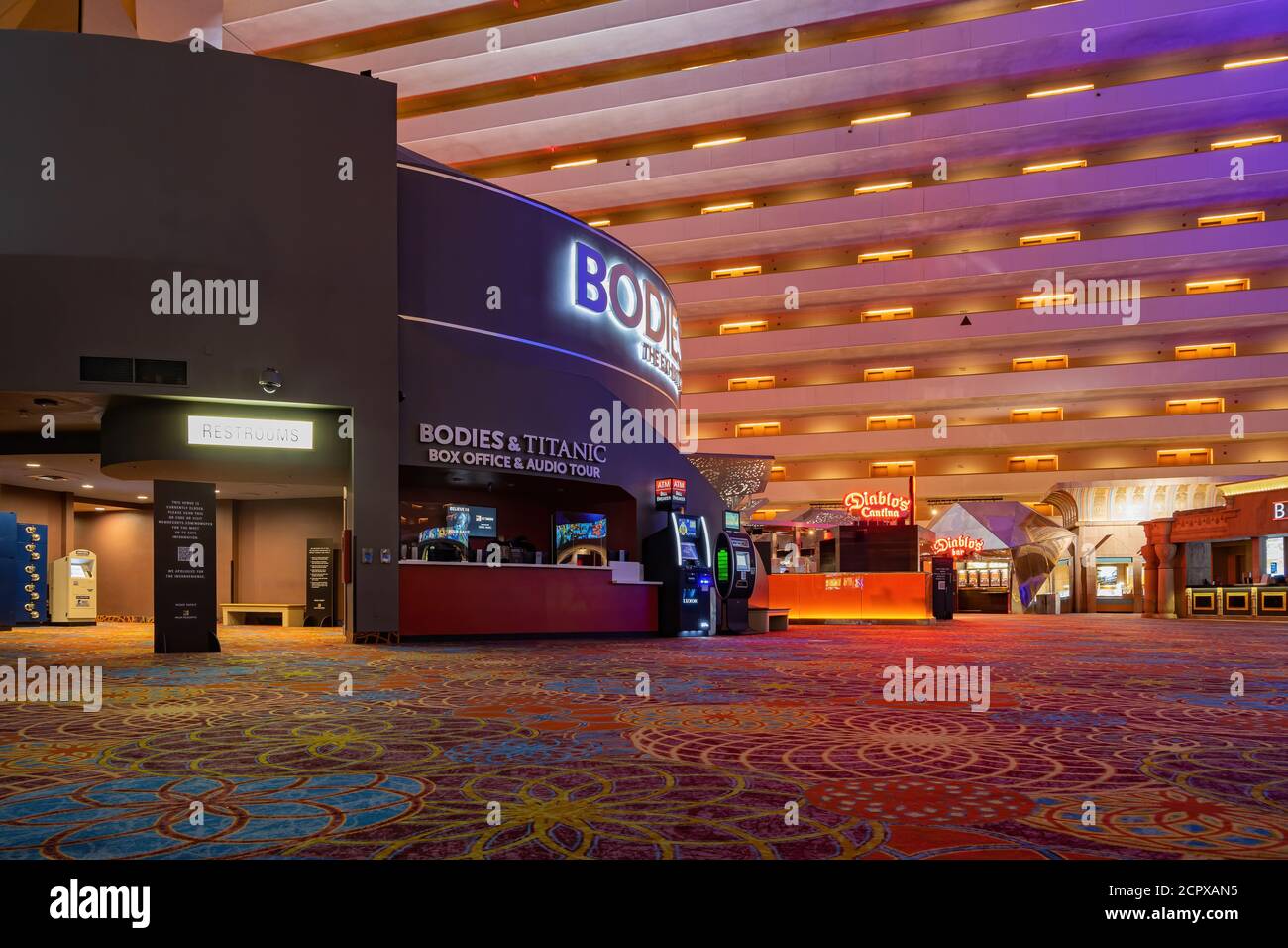 Luxor hotel las vegas lobby hi-res stock photography and images - Alamy