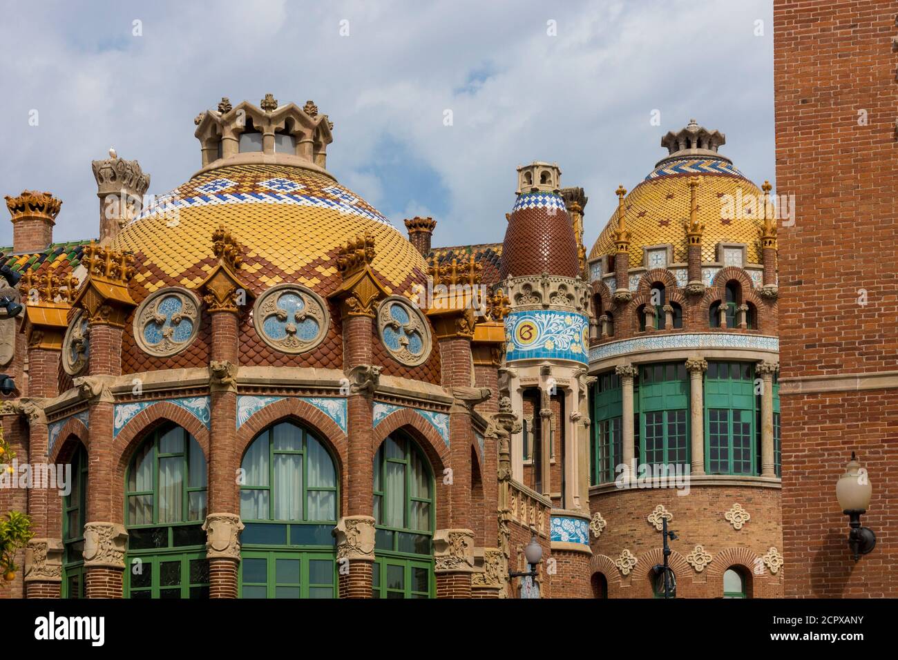 Barcelona, Sant Pau Hospital, masterpiece of modernism, Unesco World ...