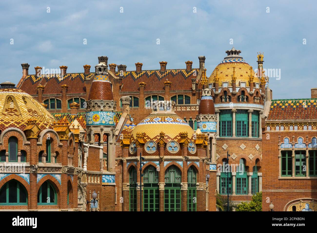 Barcelona, Sant Pau Hospital, masterpiece of modernism, Unesco World ...