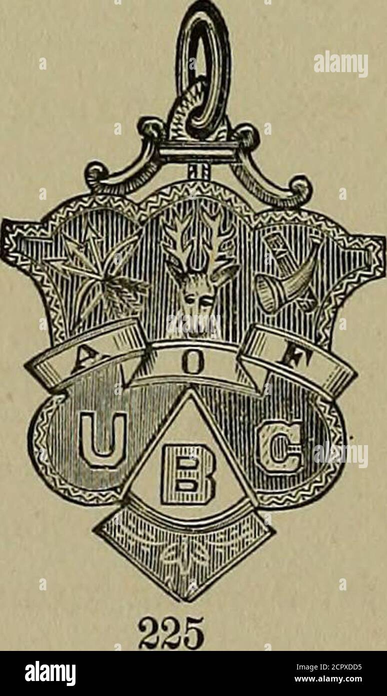 . Illustrated catalogue of solid gold society emblems, pins and charms ...