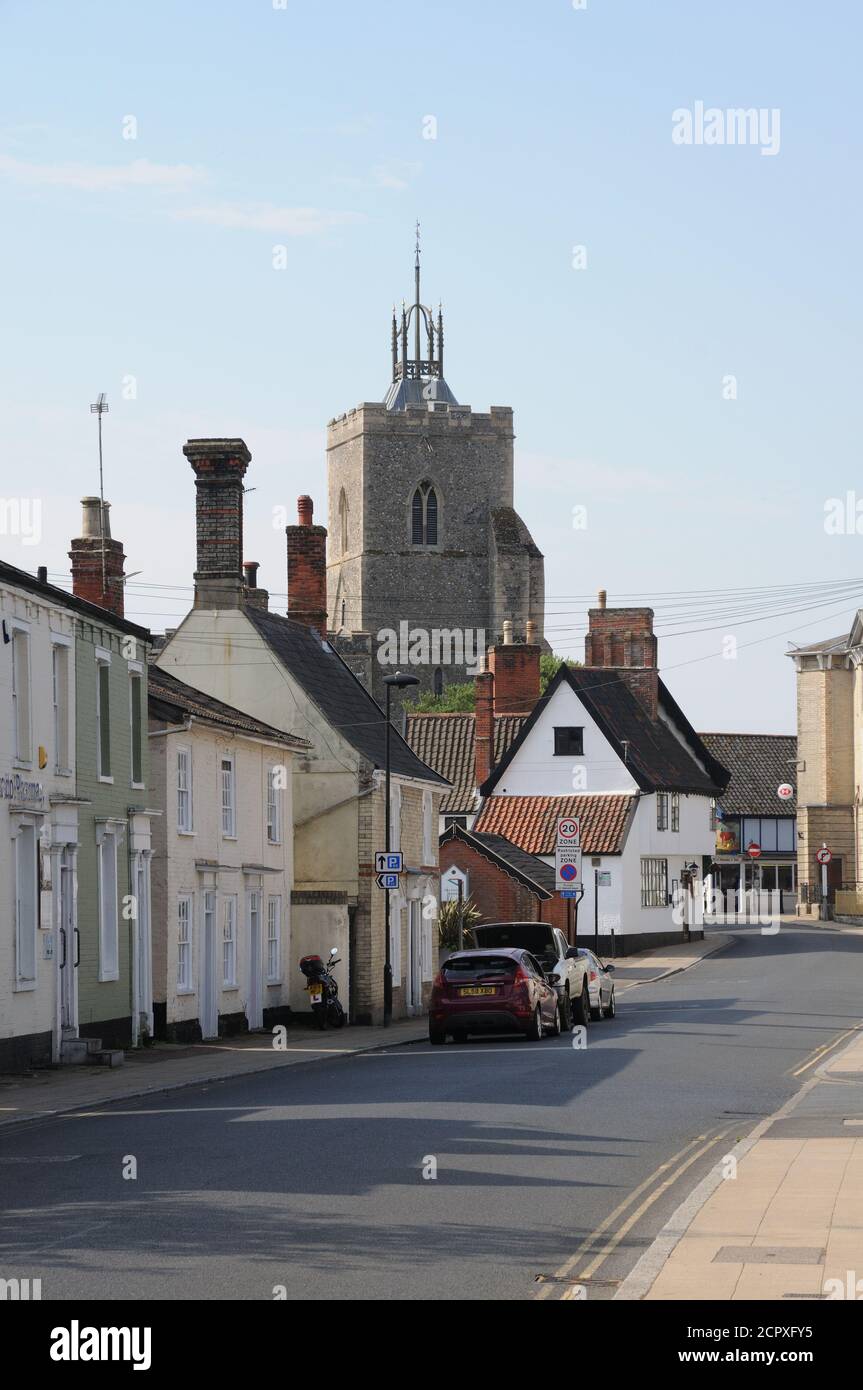 View Mount Street, Diss, Norfolk Stock Photo - Alamy