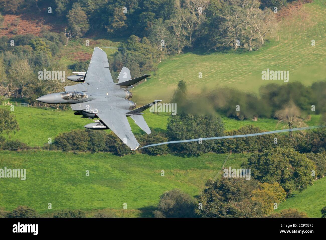 Mach Loop F15 Eagle Stock Photo - Alamy