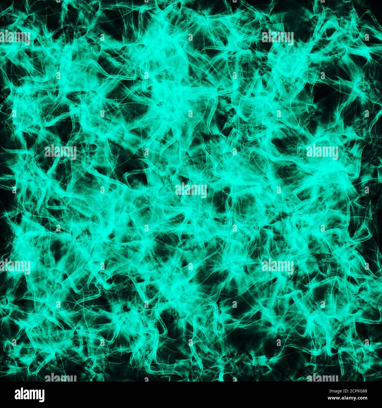 Seamless cyan smoke pattern against black background Stock Photo - Alamy