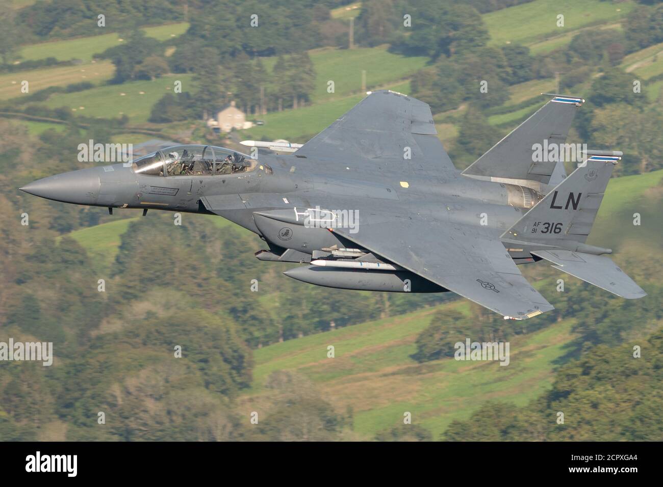 Mach Loop F15 Eagle Stock Photo - Alamy