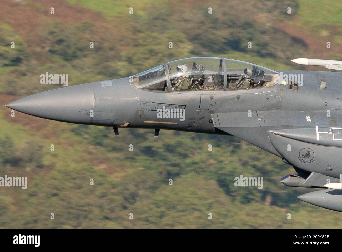 Mach Loop F15 Eagle Stock Photo - Alamy
