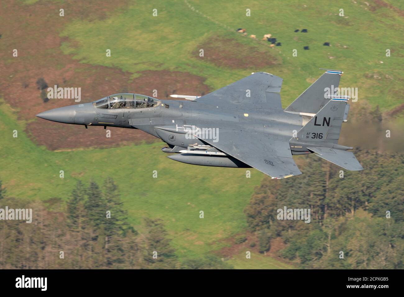 Mach Loop F15 Eagle Stock Photo - Alamy