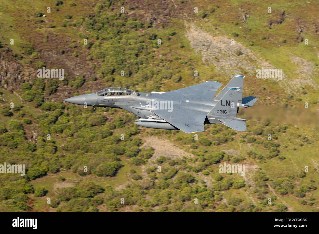 Mach Loop F15 Eagle Stock Photo - Alamy