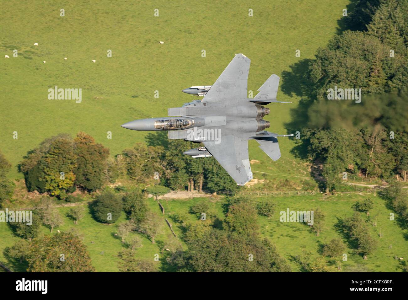 Mach Loop F15 Eagle Stock Photo - Alamy