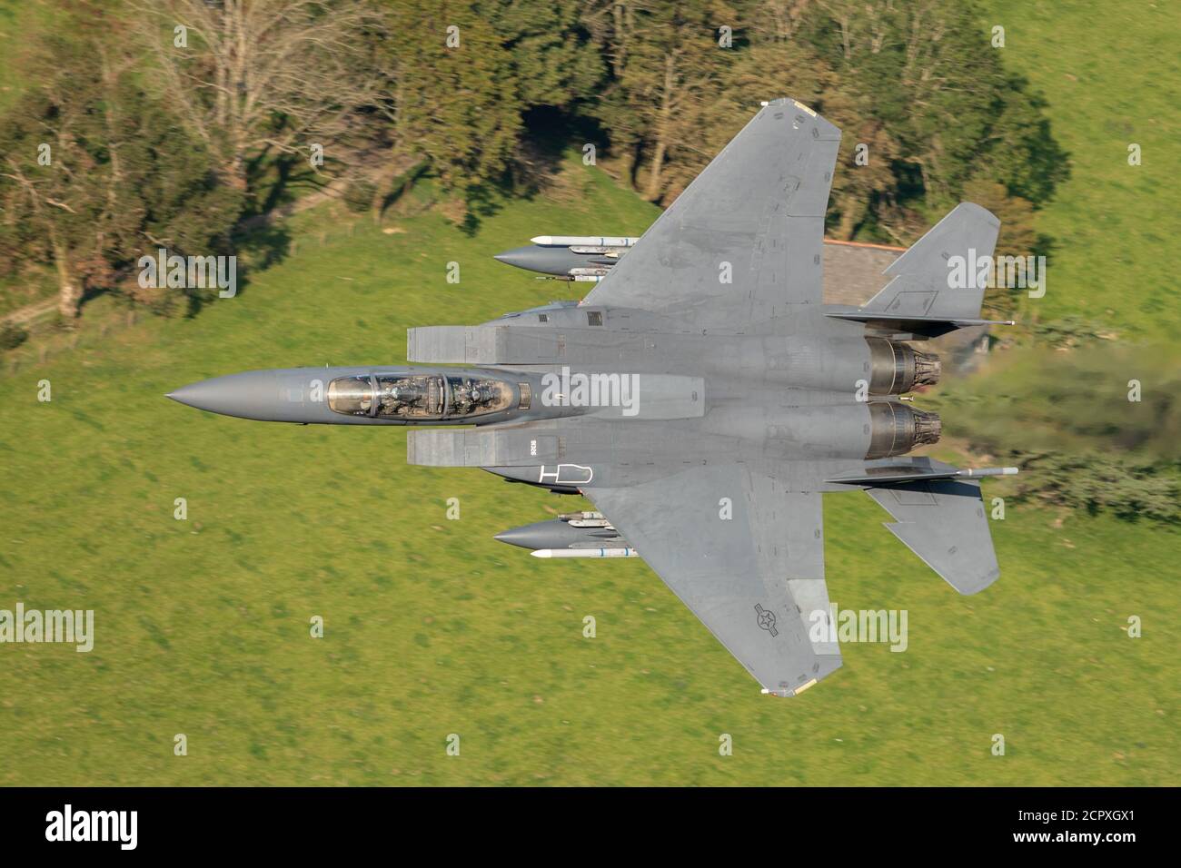 Mach Loop F15 Eagle Stock Photo - Alamy