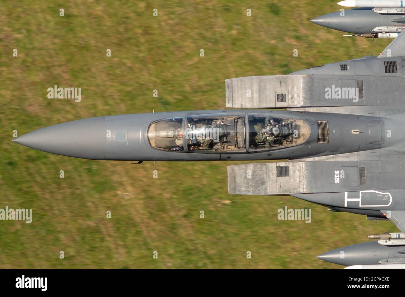 Mach Loop F15 Eagle Stock Photo - Alamy