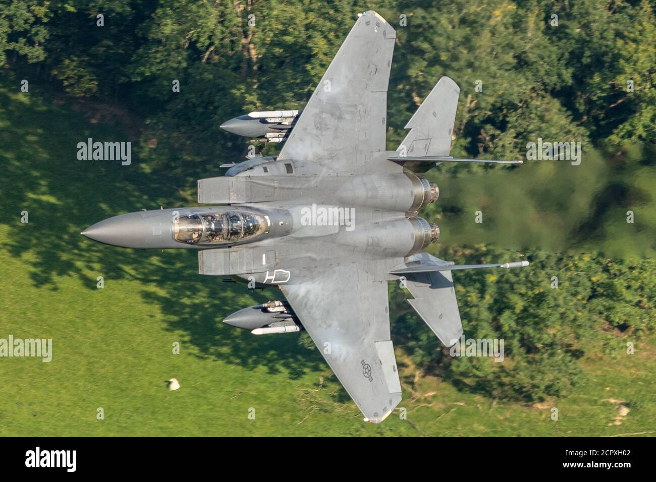Mach Loop F15 Eagle Stock Photo - Alamy