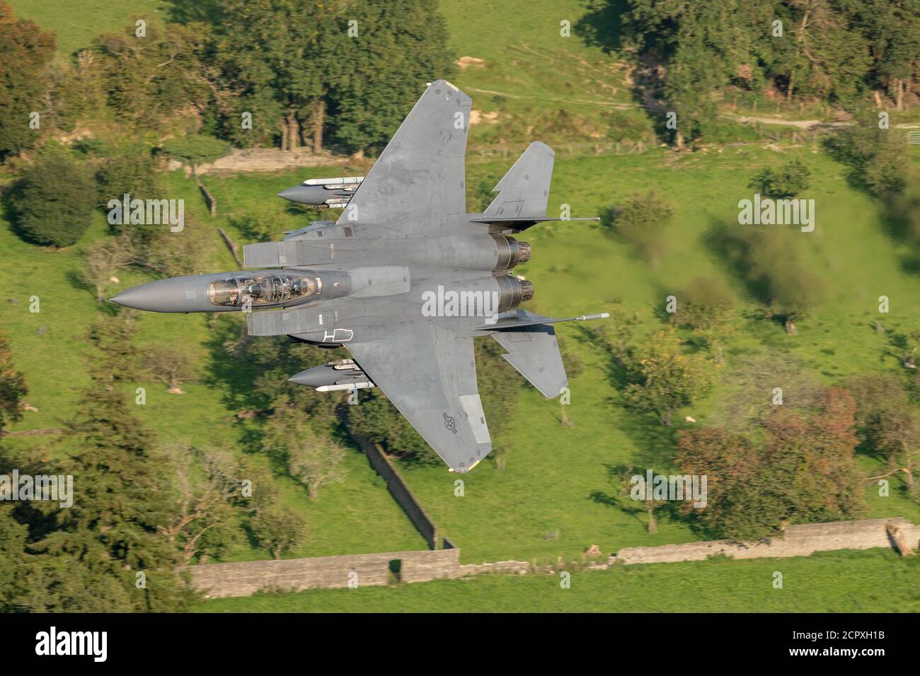 Mach Loop F15 Eagle Stock Photo - Alamy