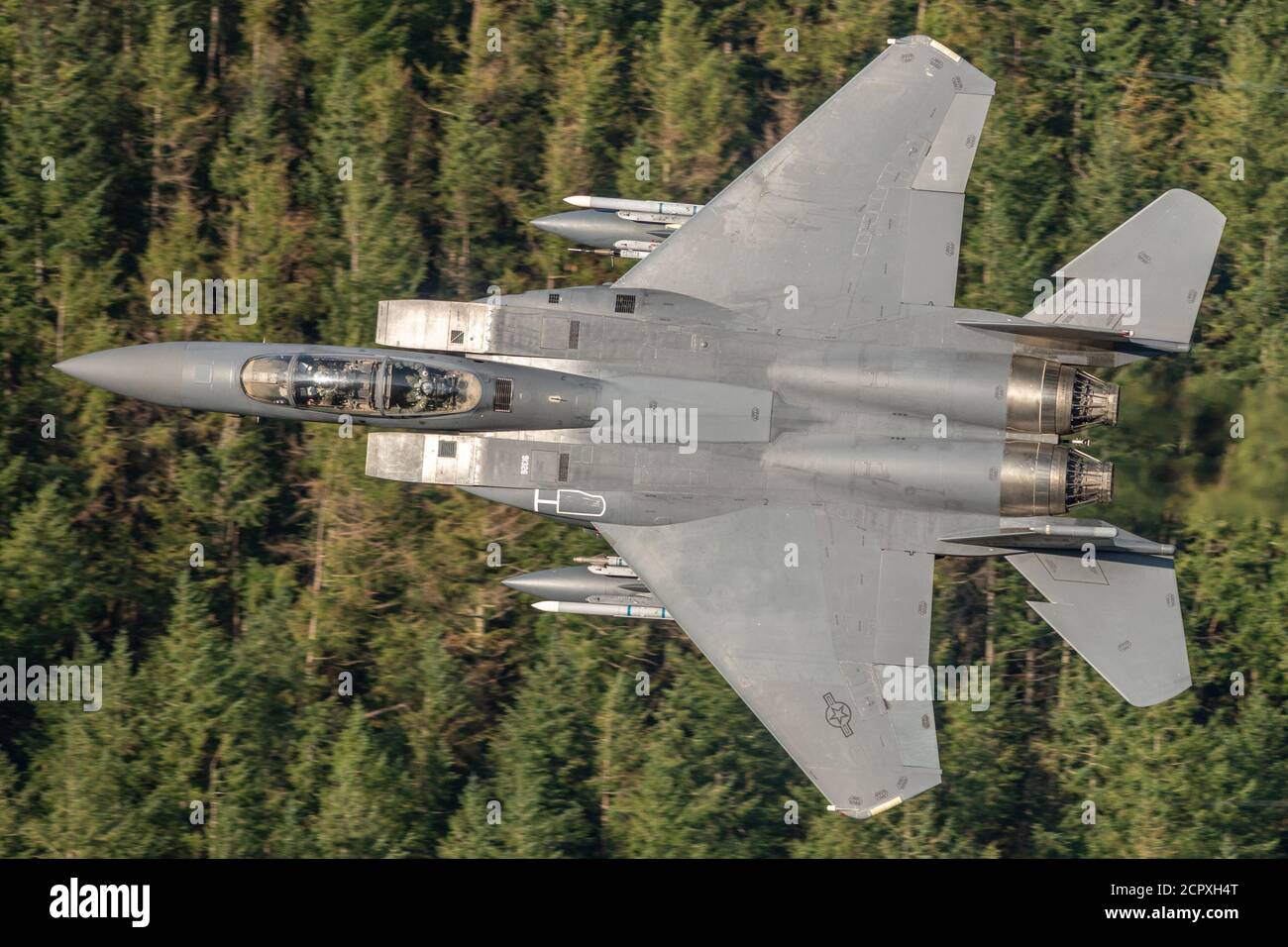Mach Loop F15 Eagle Stock Photo - Alamy