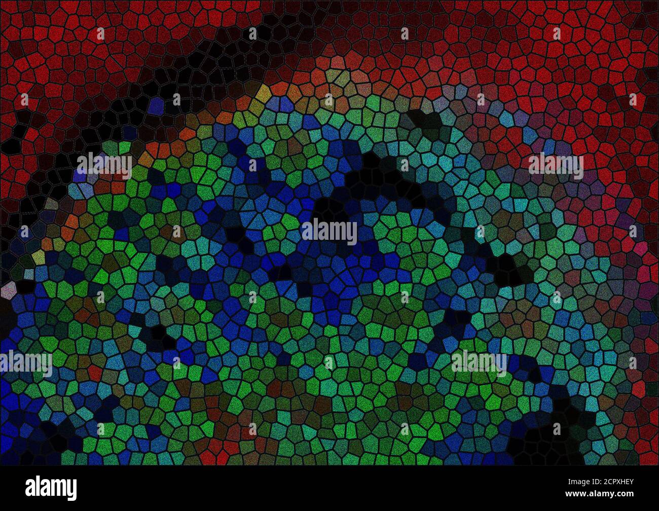 Beautiful eflective colorful stained glass effects for stage show ...