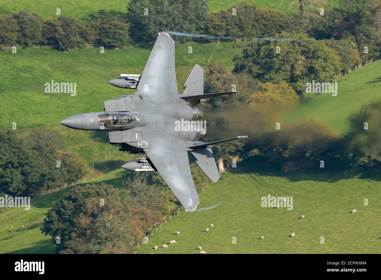 Mach Loop F15 Eagle Stock Photo - Alamy