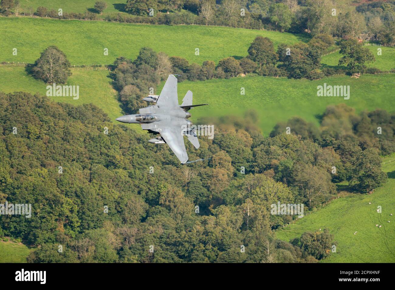 Mach Loop F15 Eagle Stock Photo - Alamy