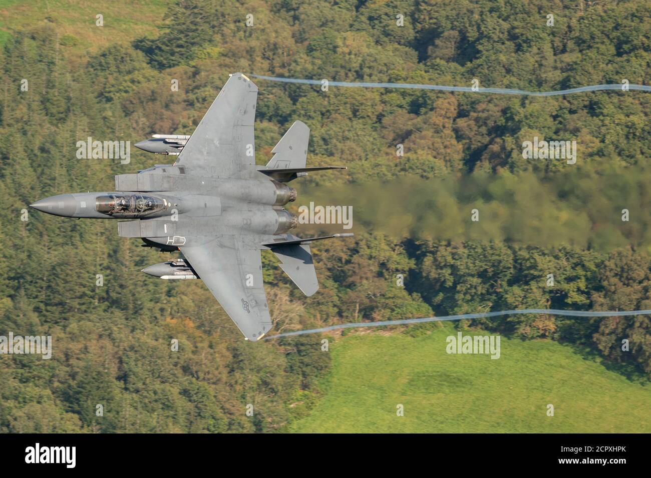 Mach Loop F15 Eagle Stock Photo - Alamy