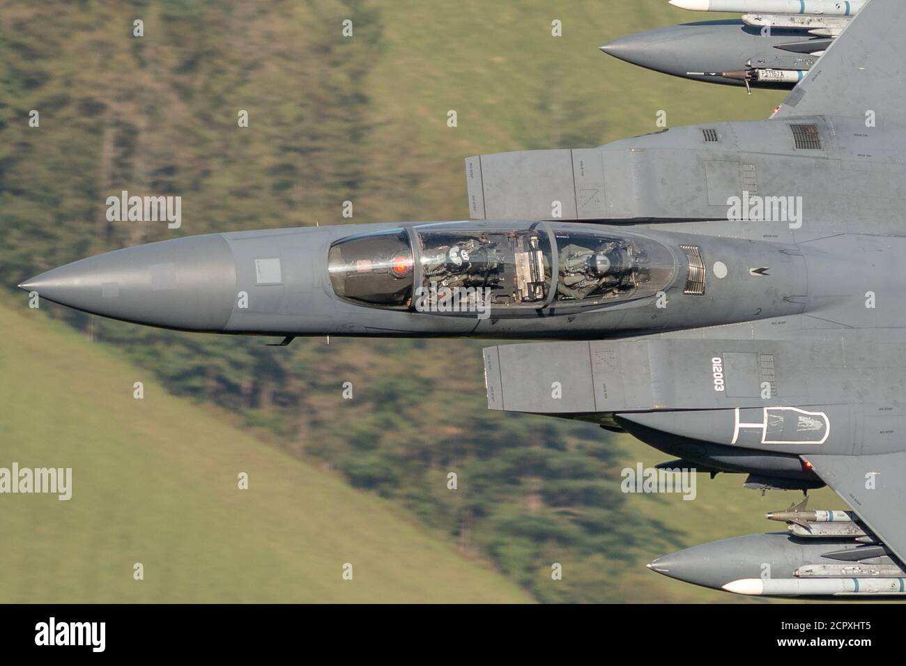Mach Loop F15 Eagle Stock Photo - Alamy