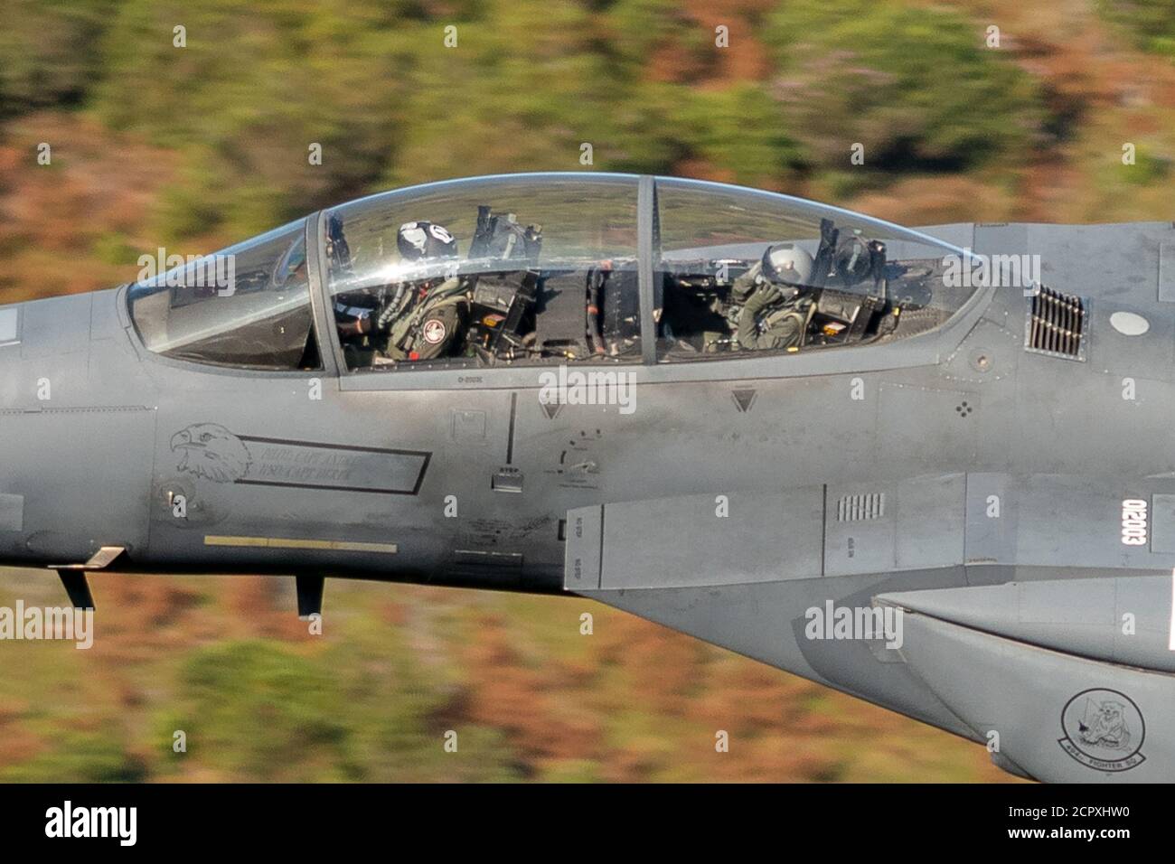 Mach Loop F15 Eagle Stock Photo - Alamy