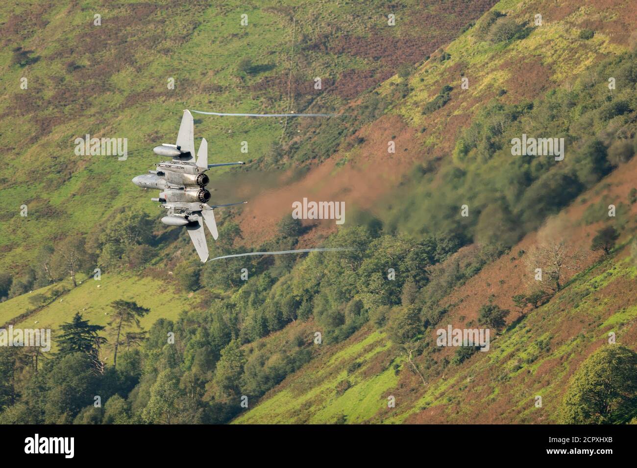 Mach Loop F15 Eagle Stock Photo - Alamy