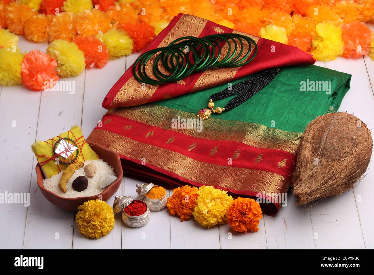Indian Maharashtrian Wedding Ceremony Hindu High Resolution Stock ...