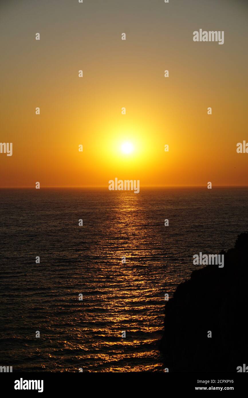 Sunset in Kusadasi Turkey scenic scenery at dusk Stock Photo - Alamy