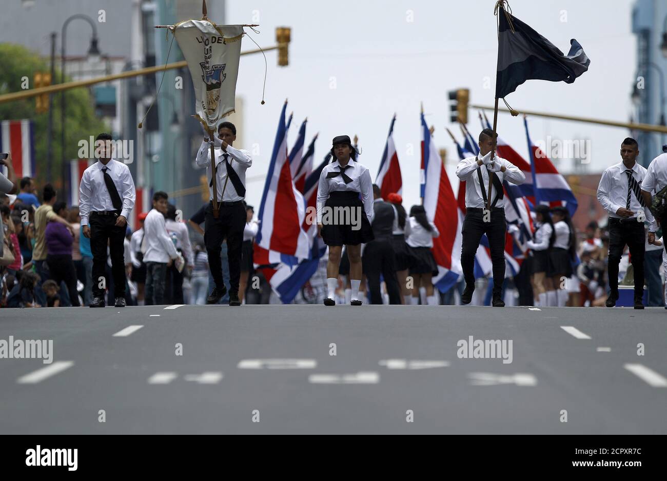 Costa rica independence parade hi-res stock photography and images - Alamy
