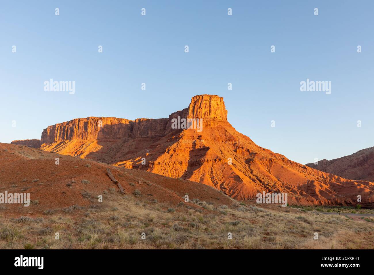 Sunrise Landscape in Castle Valley Near Moab Utah Stock Photo - Alamy