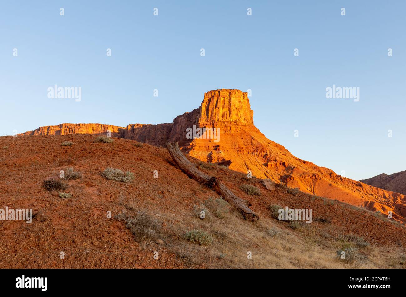 Sunrise Landscape in Castle Valley Near Moab Utah Stock Photo - Alamy