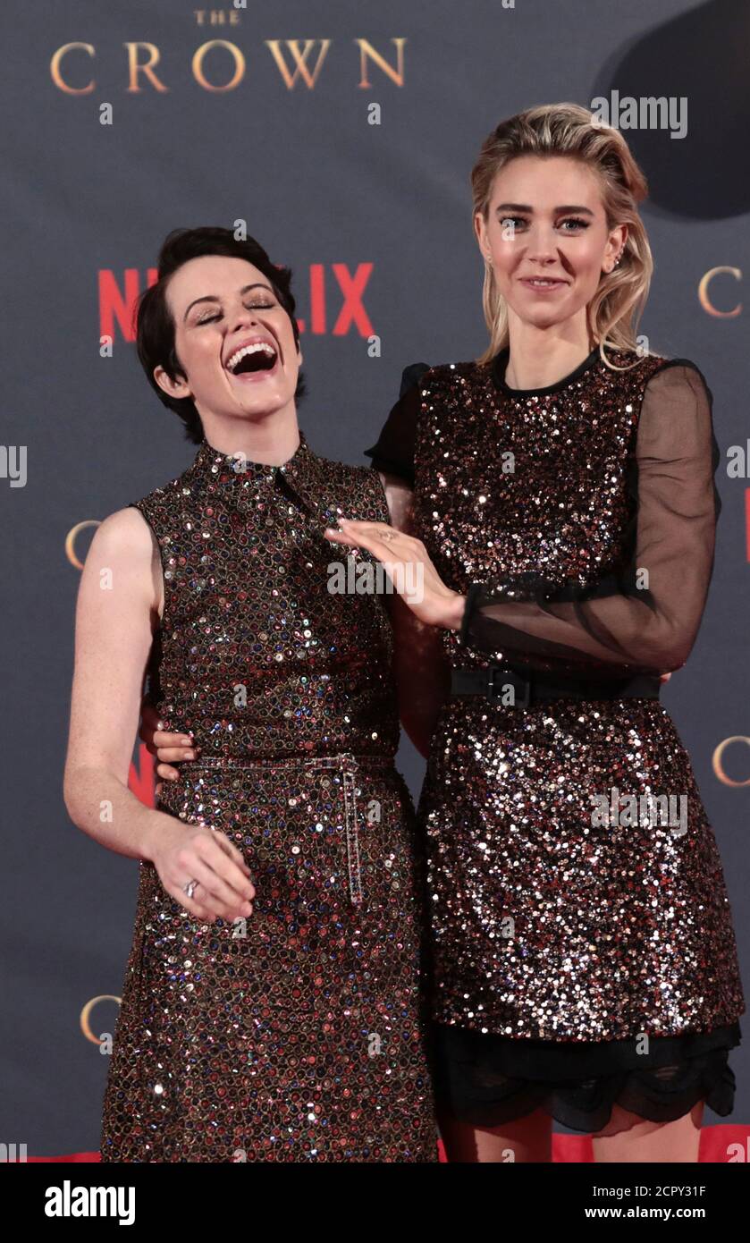 Claire foy and vanessa kirby the crown hi-res stock photography and ...