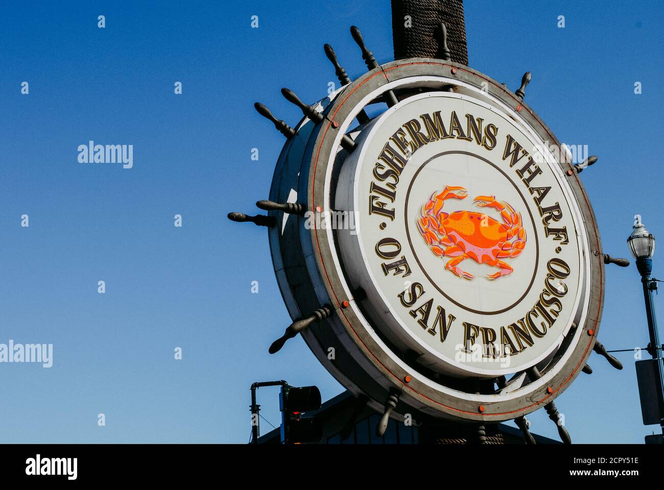 Fishermans wharf sign hi-res stock photography and images - Alamy