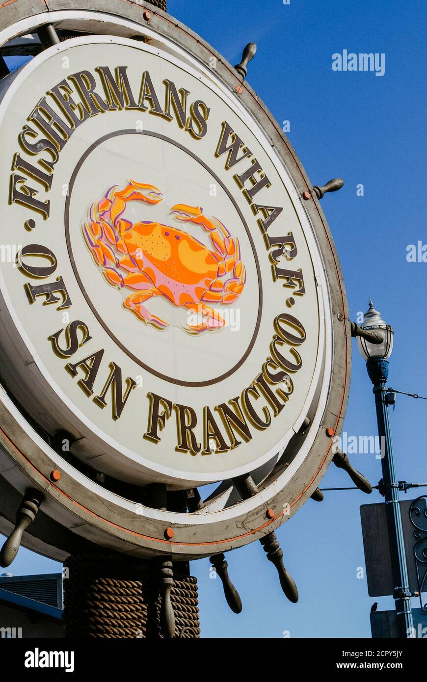 Fishermans wharf sign hi-res stock photography and images - Alamy