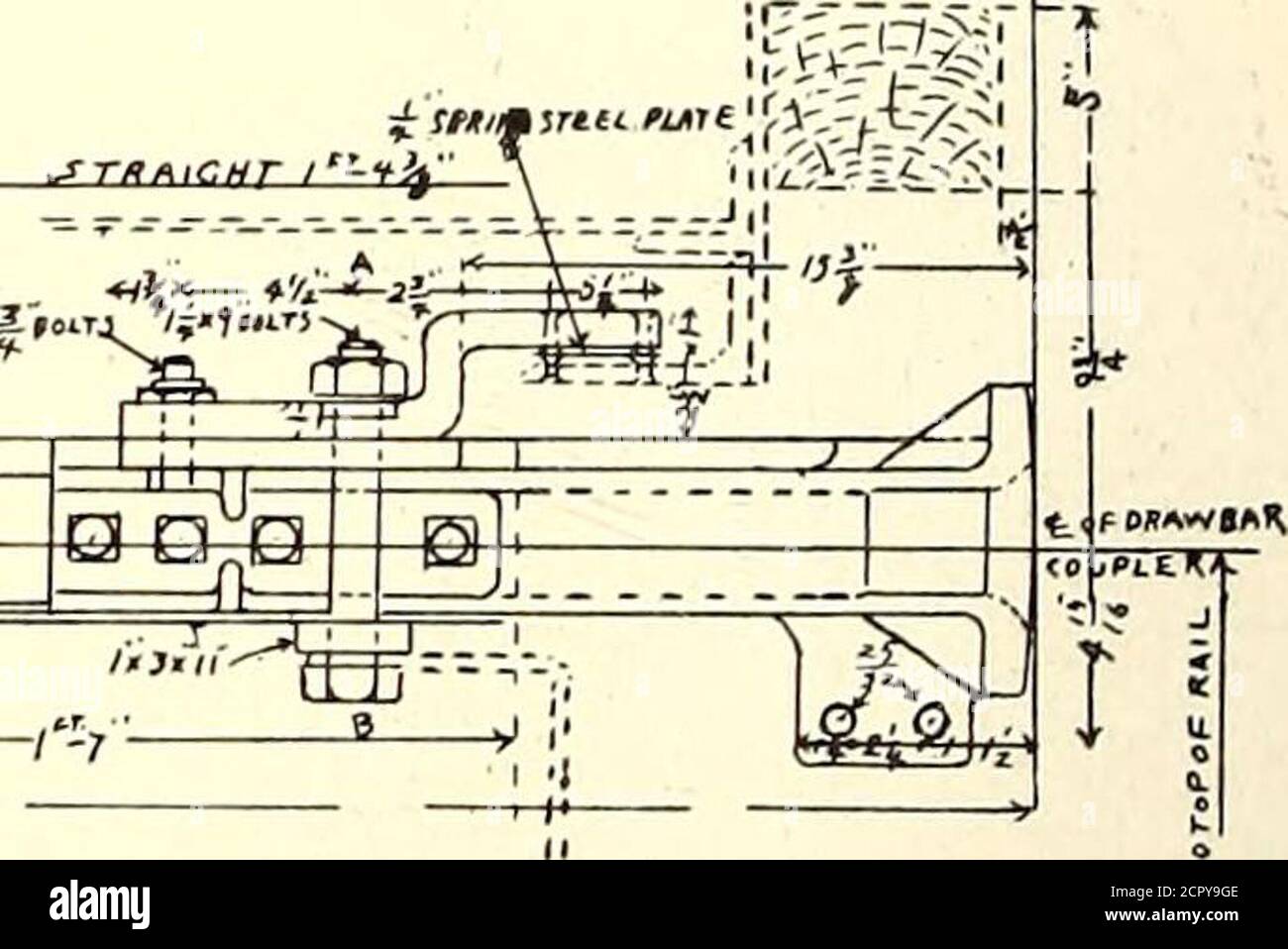 . The Street railway journal . THE NO. 20% DRAW-BAR opposite end of ...