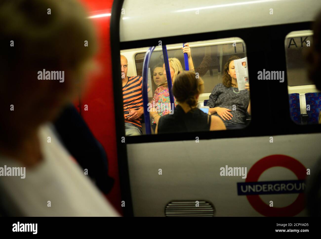 Angry commuter train hi-res stock photography and images - Alamy