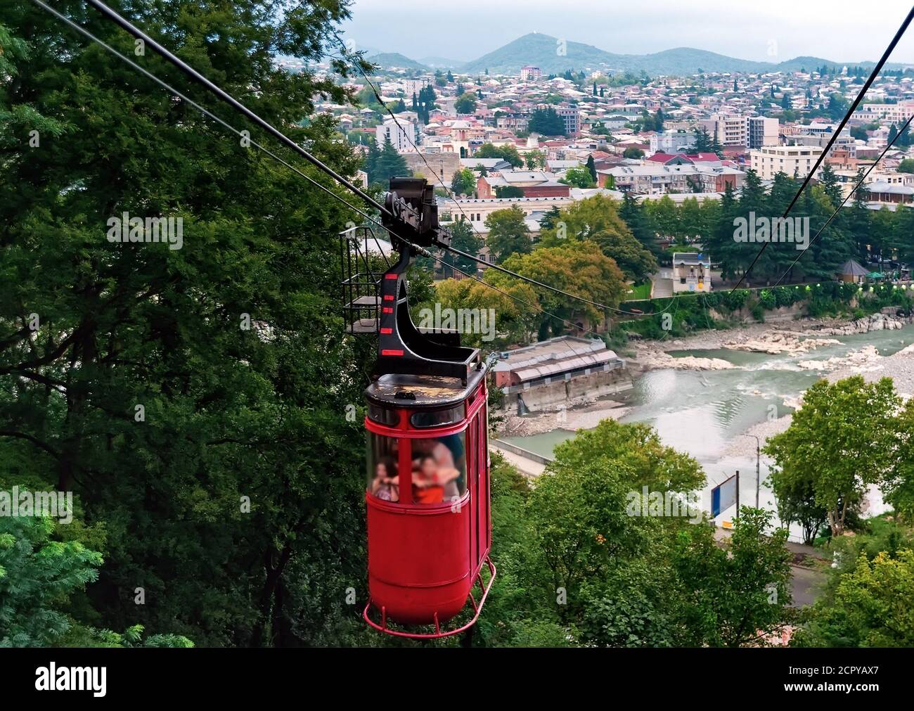 Funicular way in Kutaisi, Georgia Stock Photo - Alamy
