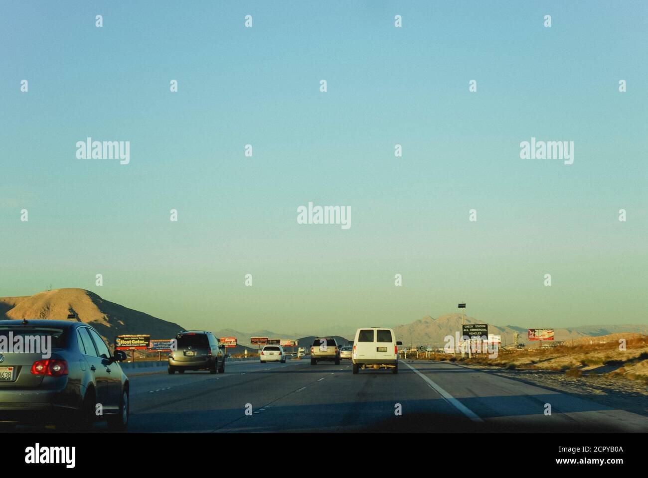 Interstate highway town hi-res stock photography and images - Alamy
