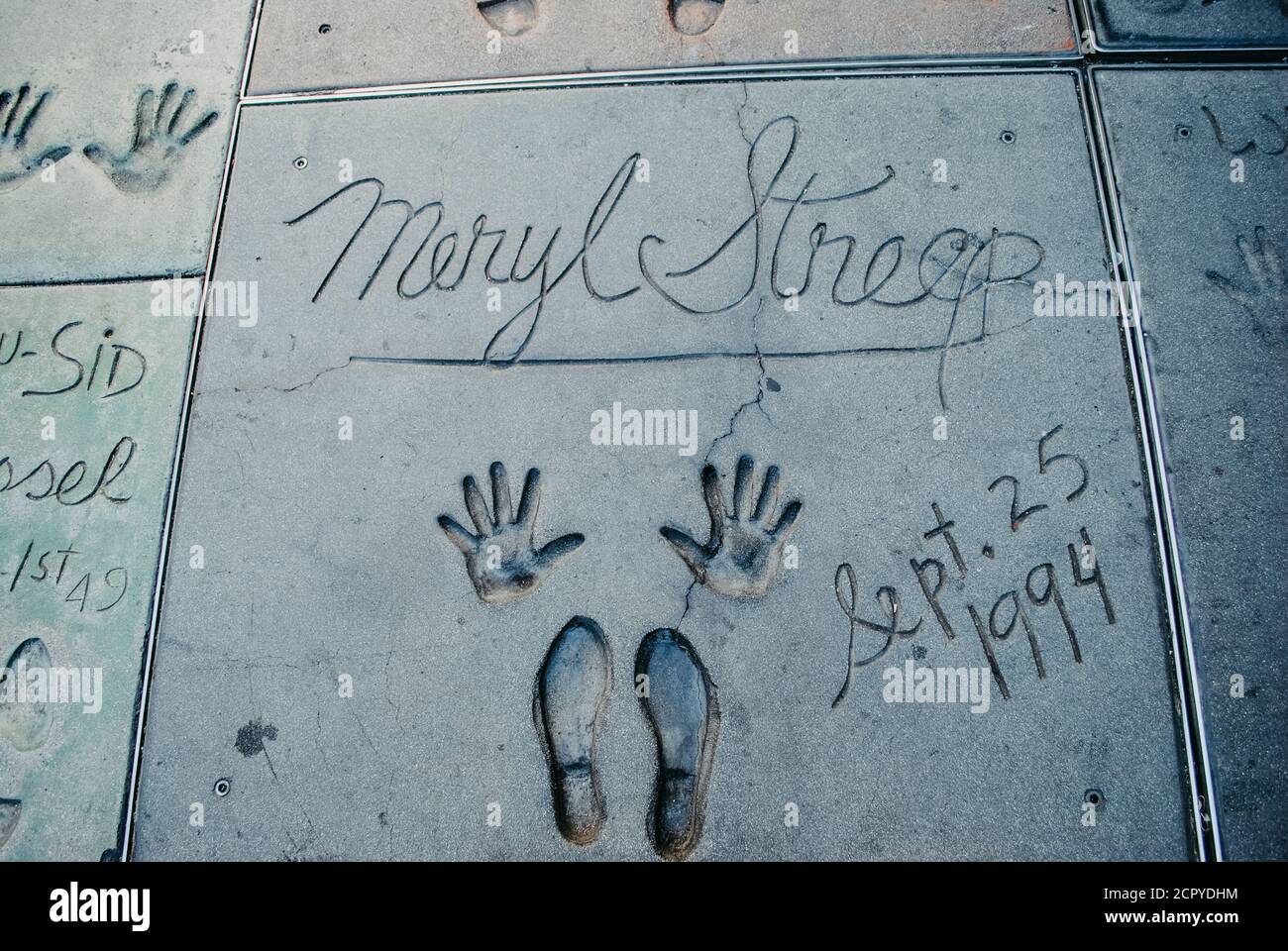 Famous Hand Prints High Resolution Stock Photography and Images - Alamy